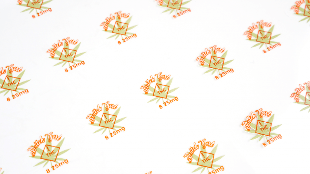 Photos of Cannabis Edibles using Transfer Sheets - Baked Smart